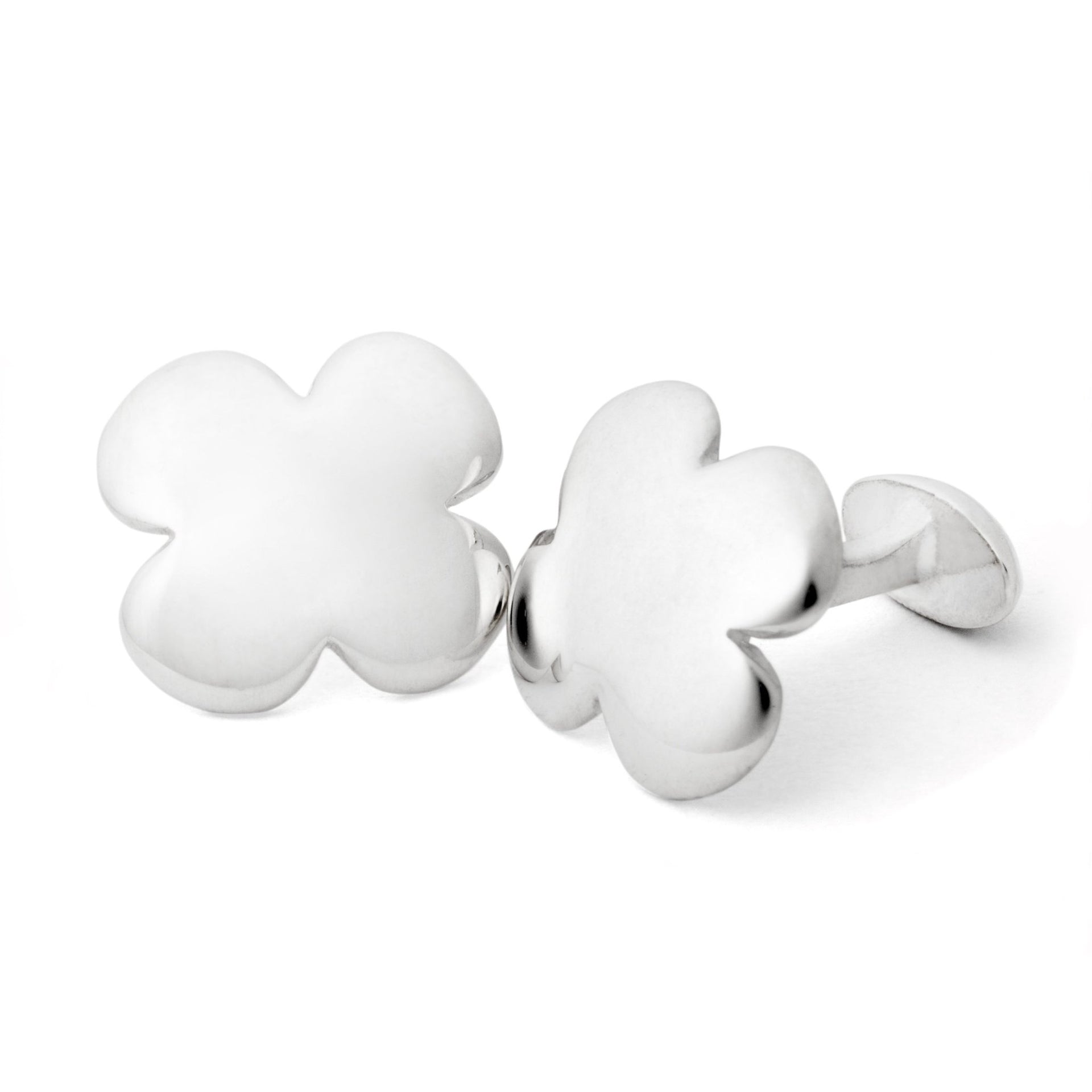 CLOVER cufflink – Guldviva Jewellery