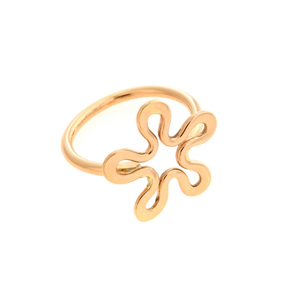 BLOMMAN™ 18K ring – Guldviva