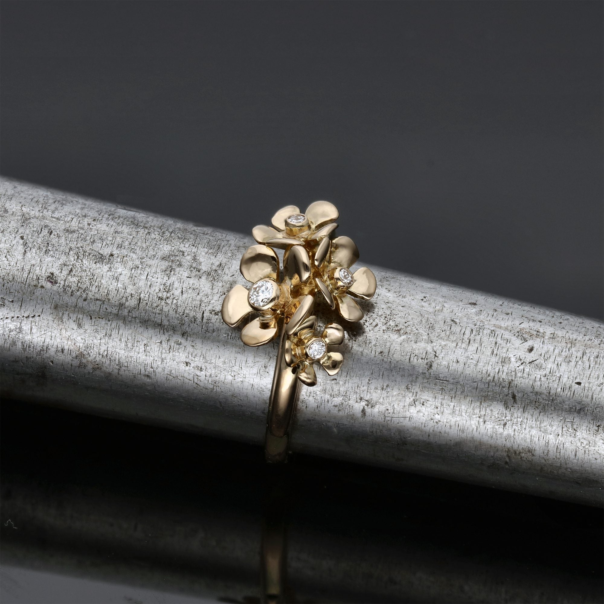 ÄPPELBLOM (Apple Blossom) ring 18k - Guldviva Jewellery